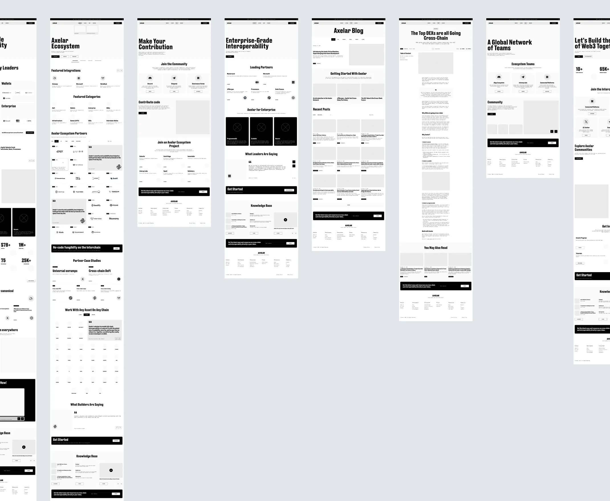 Axelar - Web Redesign by The Digital Panda