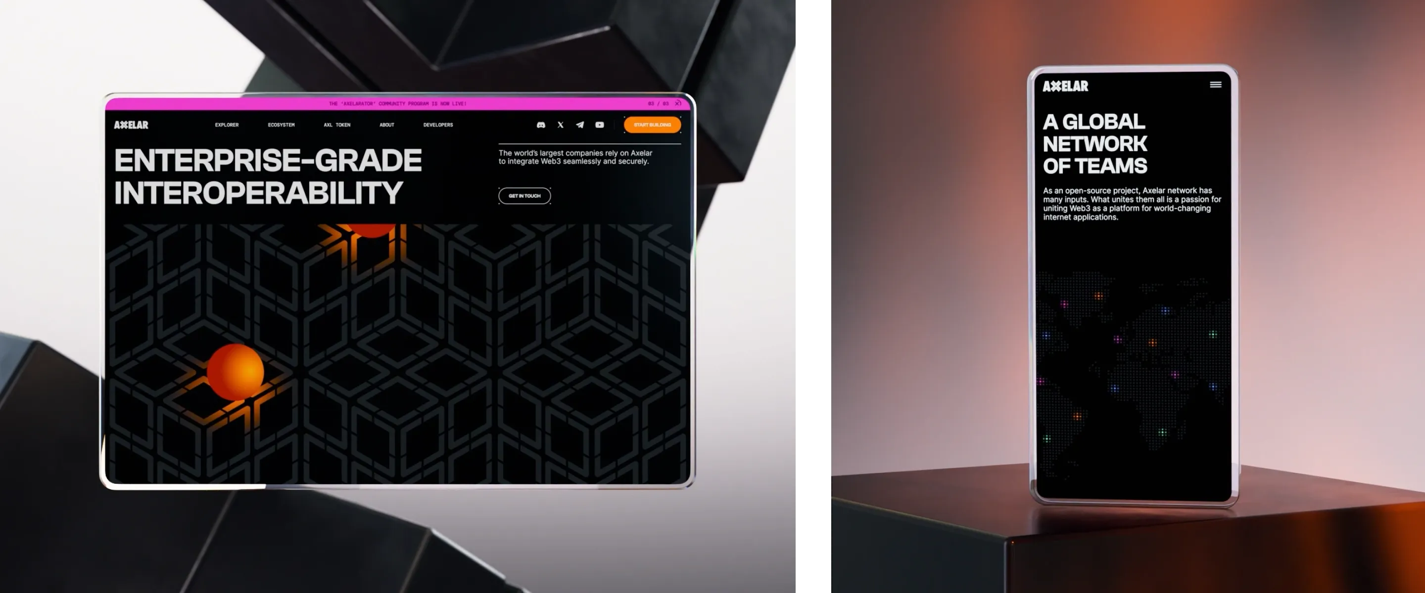 Axelar - Web Redesign by The Digital Panda