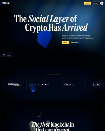 Web3 Landing Pages Examples