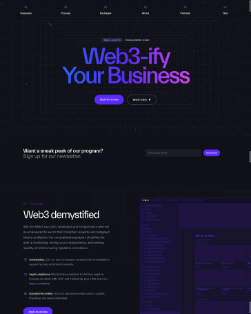 web3launchkit - Web3 Landing Page Examples