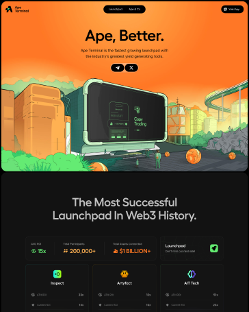 Web3 Landing Pages Examples