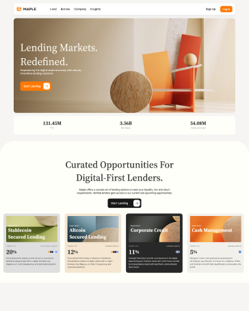 Web3 Landing Pages Examples