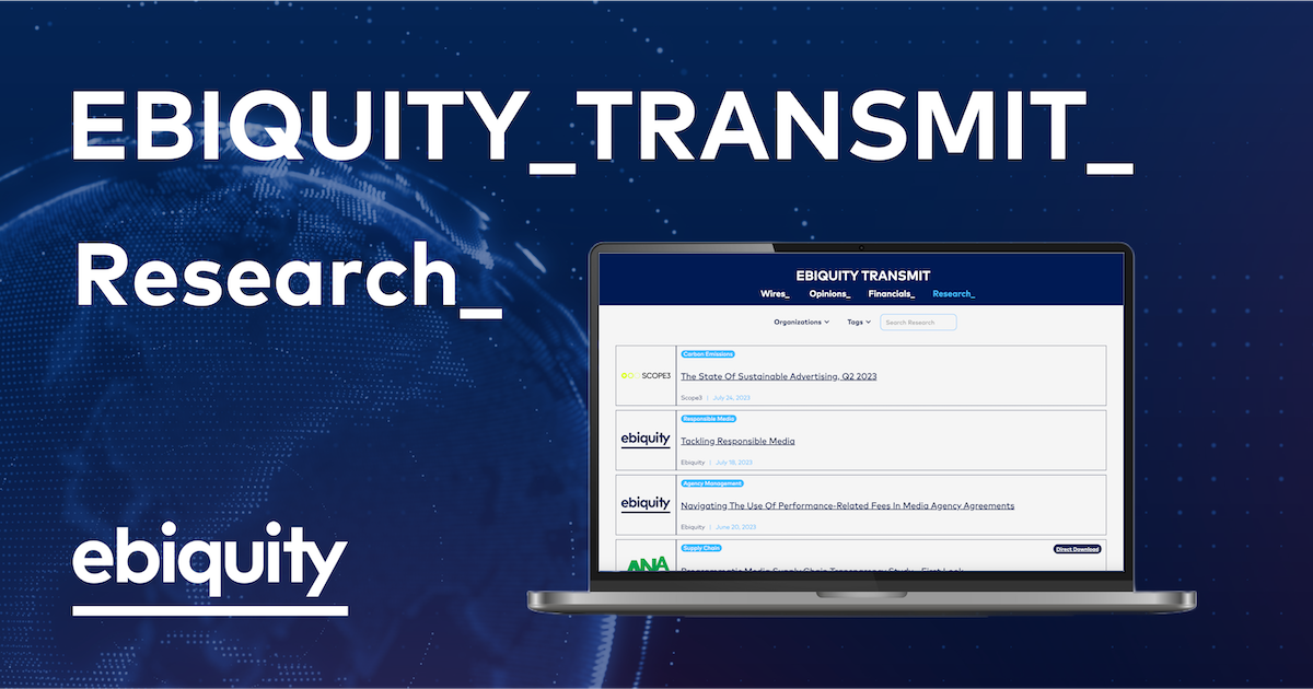Ebiquity Transmit - Research