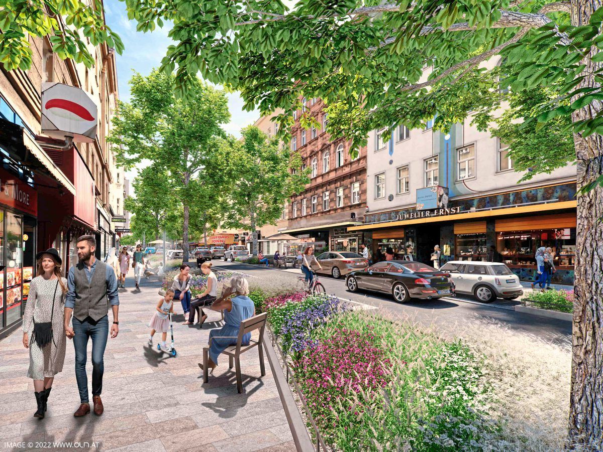 Lastenstrasse wird begrünte Einbahn