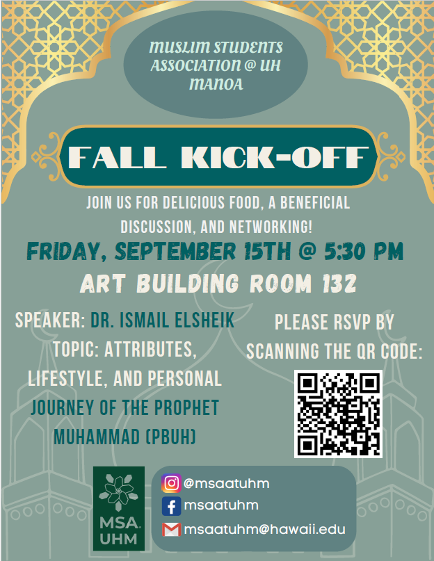 Announcements - Muslim Association of Hawaii (MAH)