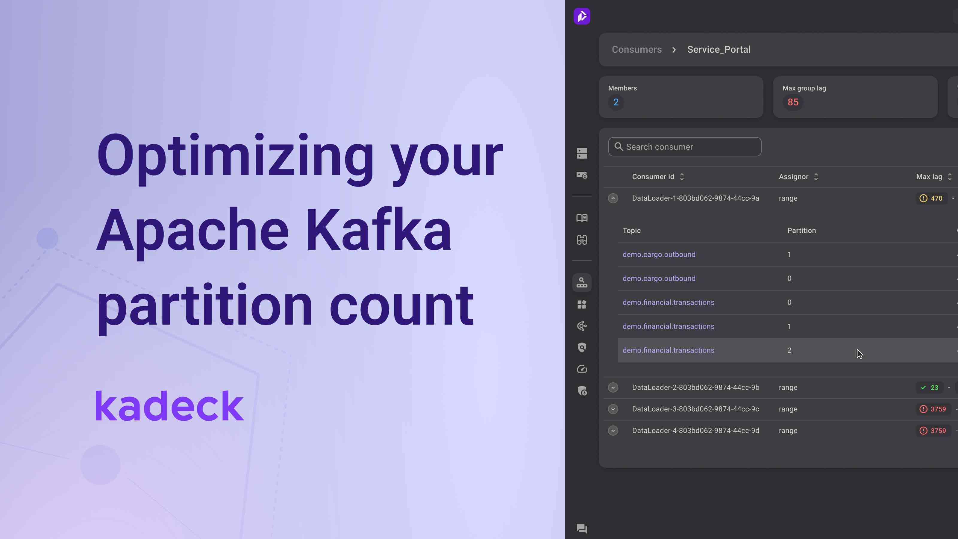 Kadeck Blog | Monitoring and adjusting your Apache Kafka topic partitions