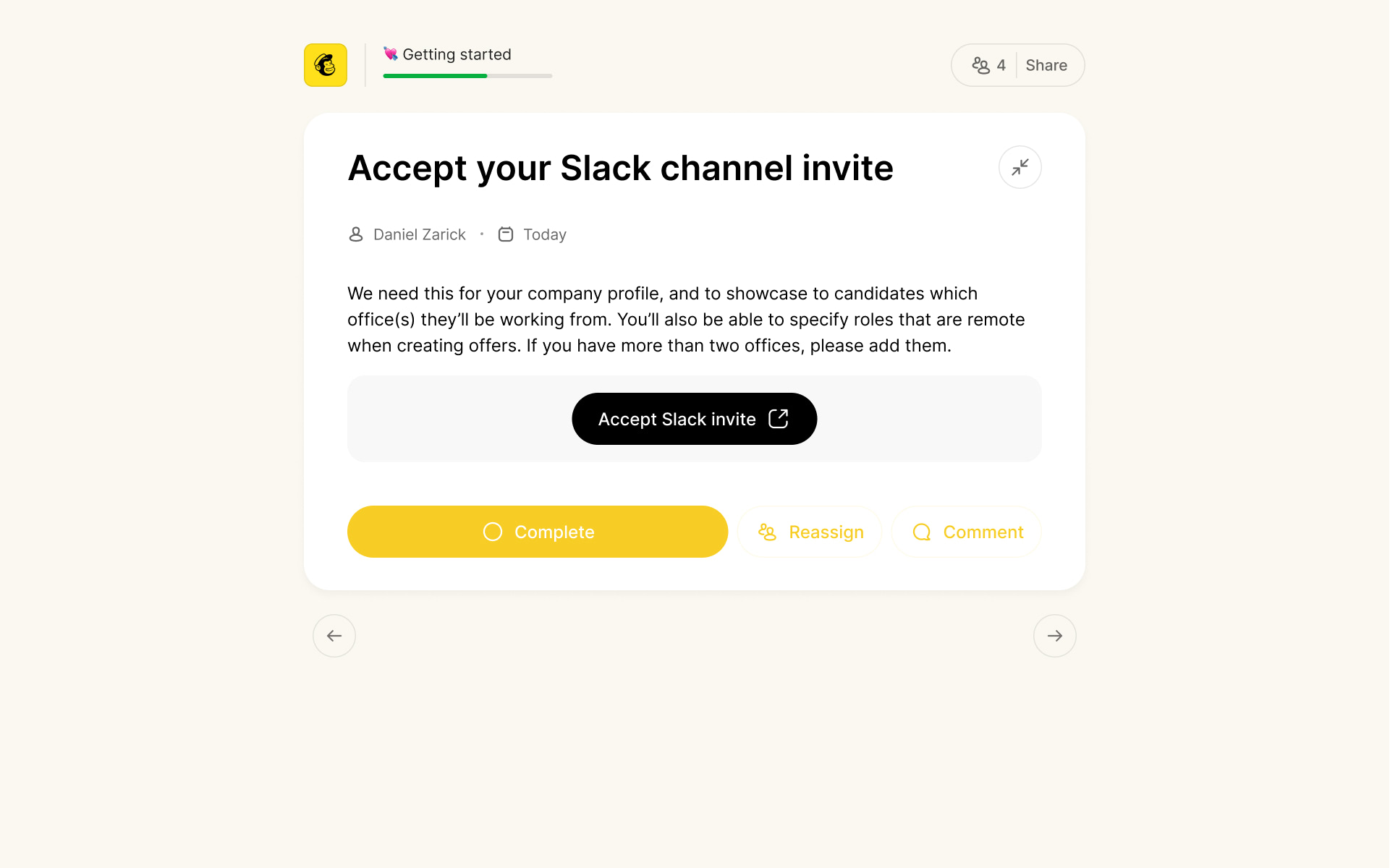 Arrows – Collaborative customer onboarding, integrated with HubSpot.