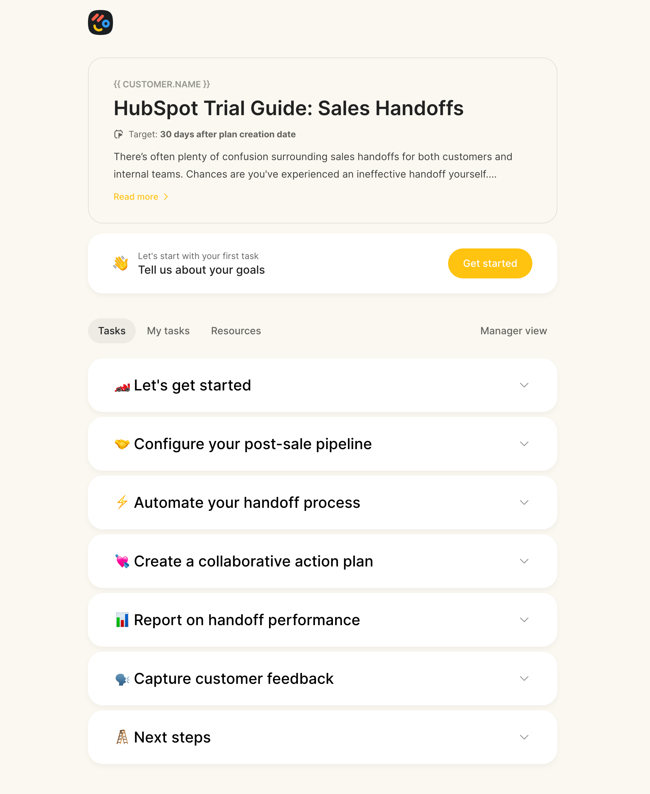 An Interactive Playbook for Running Effective Sales Handoffs in HubSpot