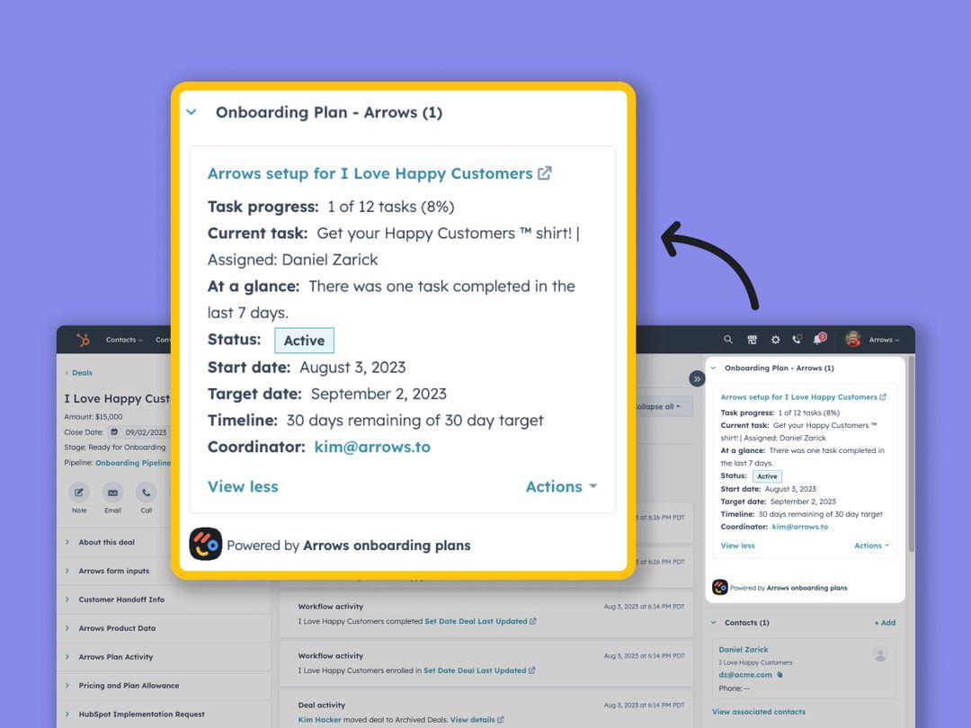 Power your post-sales pipeline in HubSpot – Arrows