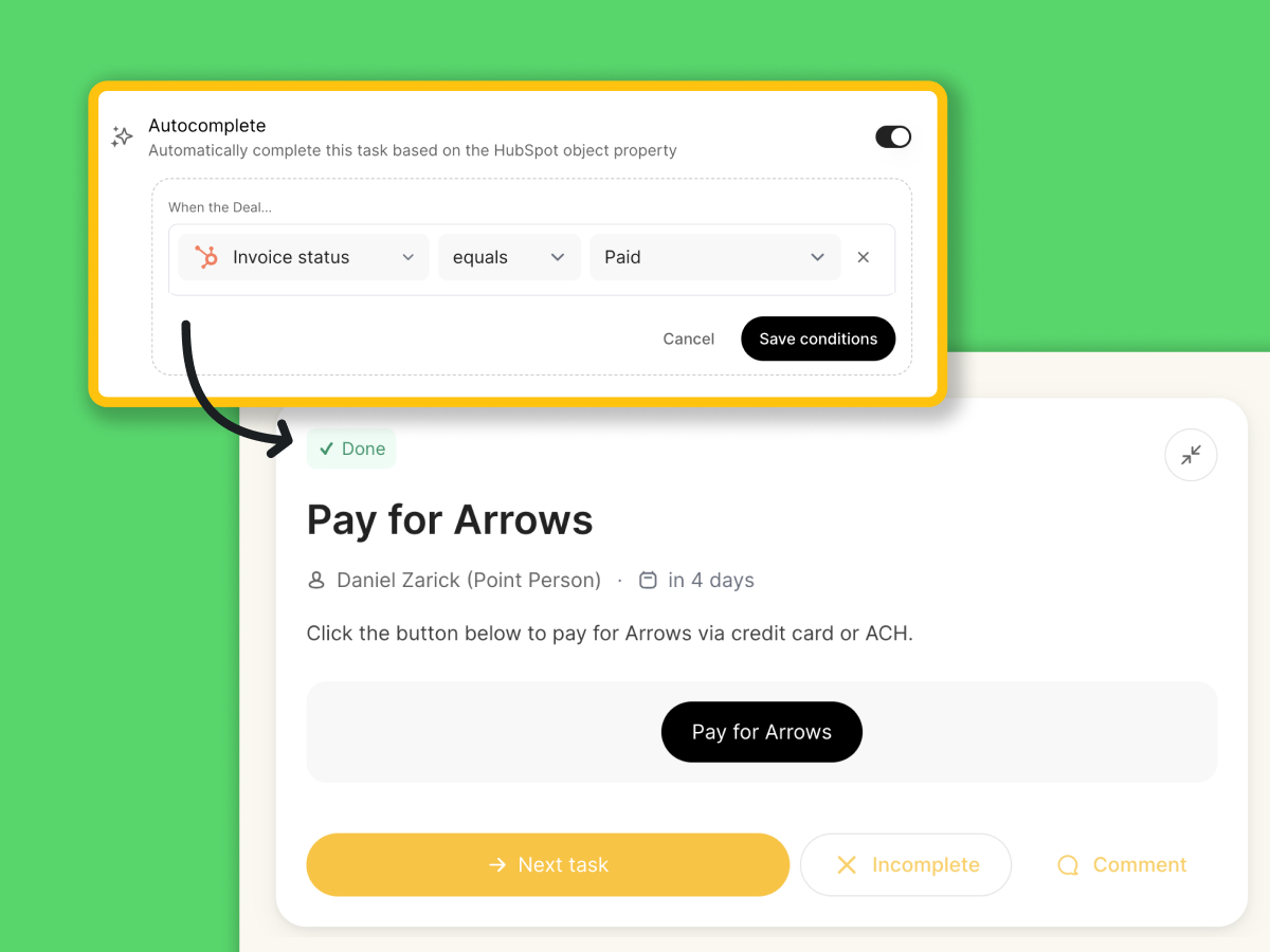 Power your post-sales pipeline in HubSpot – Arrows