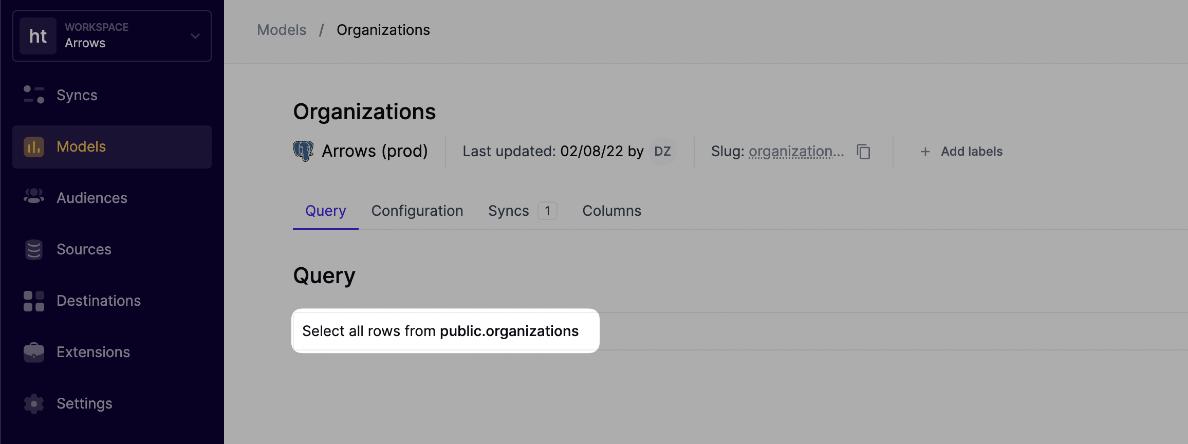 Integrate product data with HubSpot using Hightouch