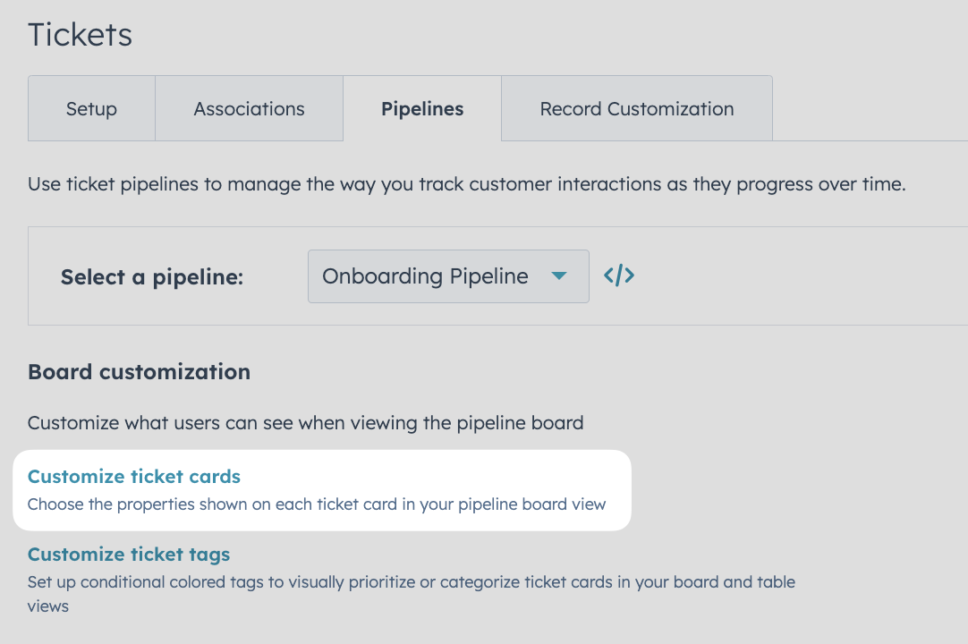 Create HubSpot pipelines for each customer lifecycle stage