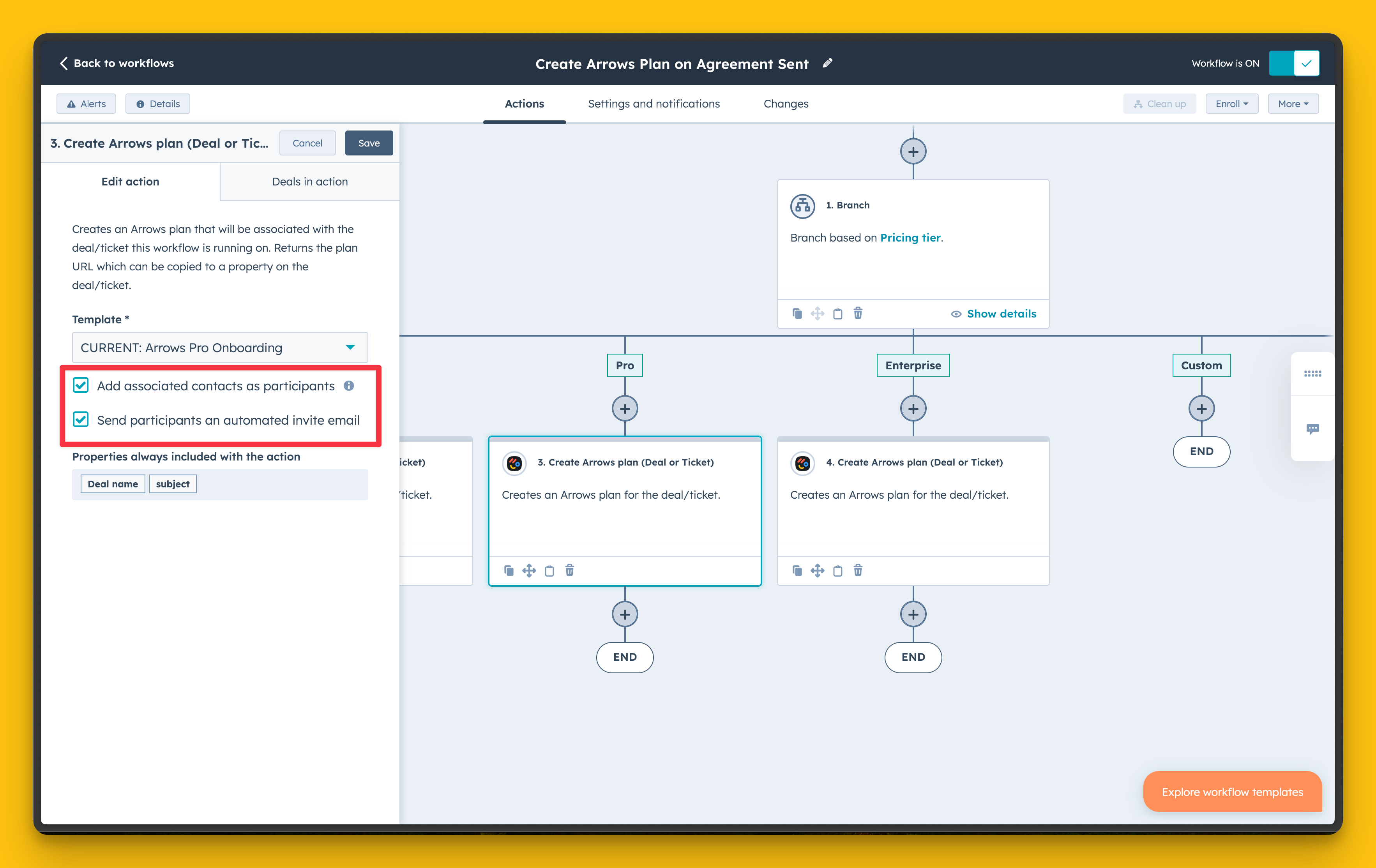 Drive engagement by customizing invite emails – Arrows