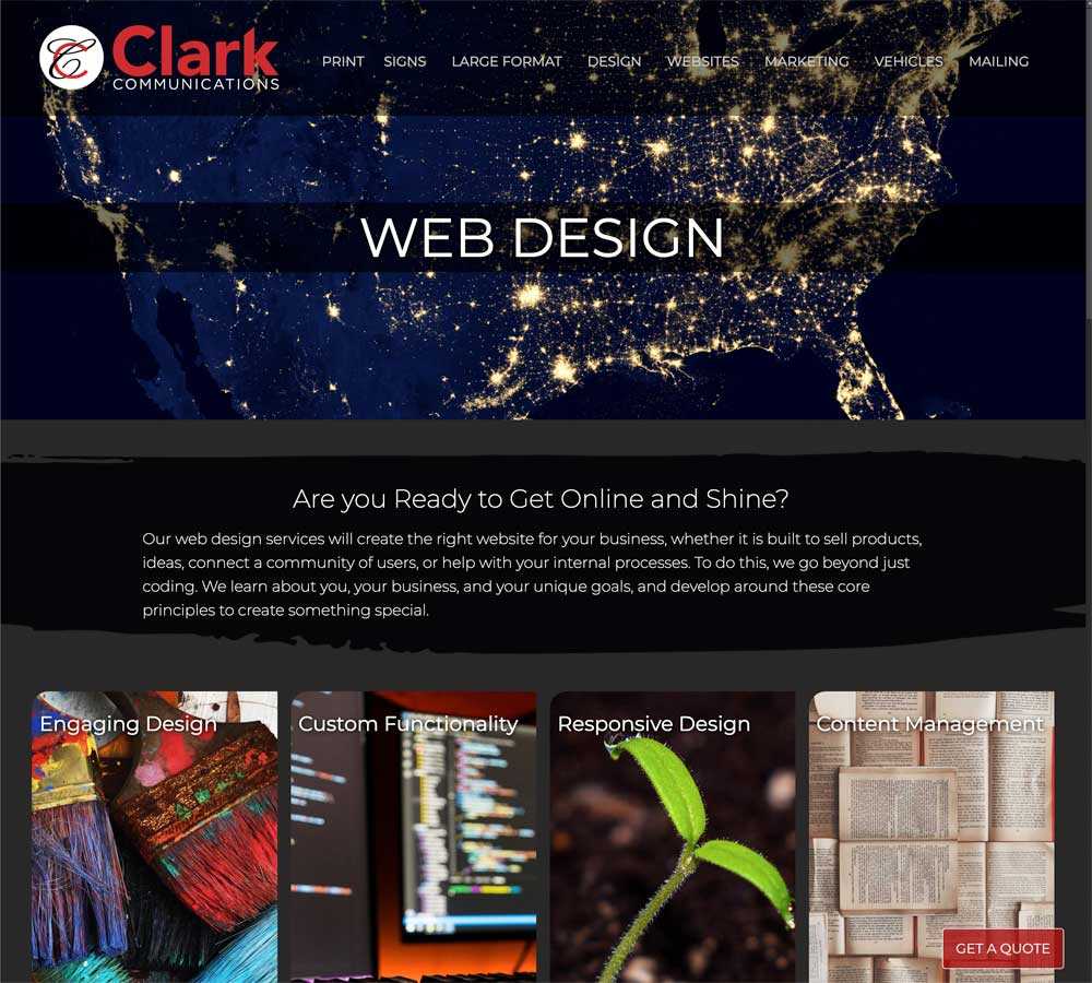 Website Designers Asheville, NC | Custom Web Design | Clark Communications