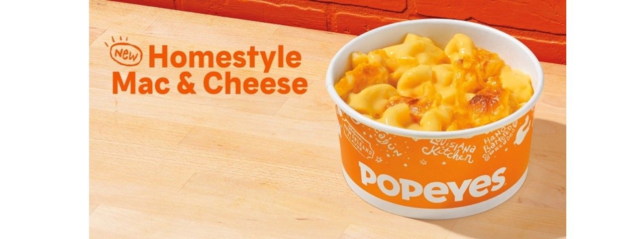 A Taste of Home: Popeyes Launches New Homestyle Mac & Cheese