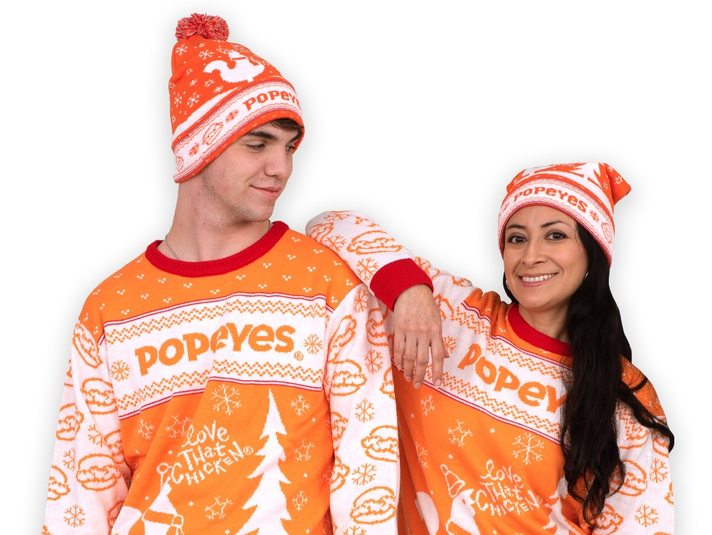 Tis the Season for Giving: Popeyes Unveils Ugly Holiday Sweater and ...