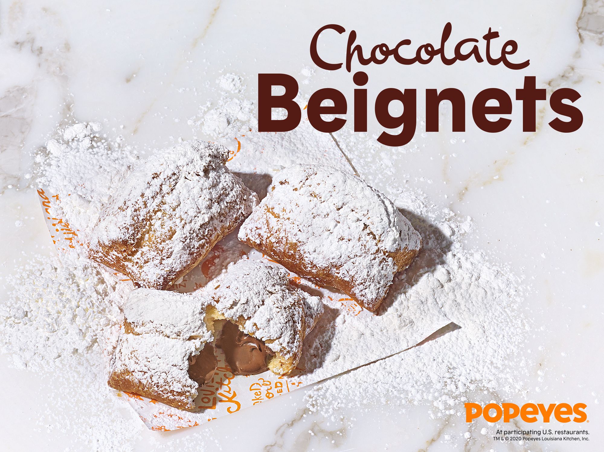 Popeyes rolls out chocolate-filled beignets nationwide
