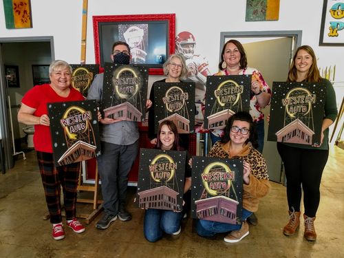 Happy Trees Painting