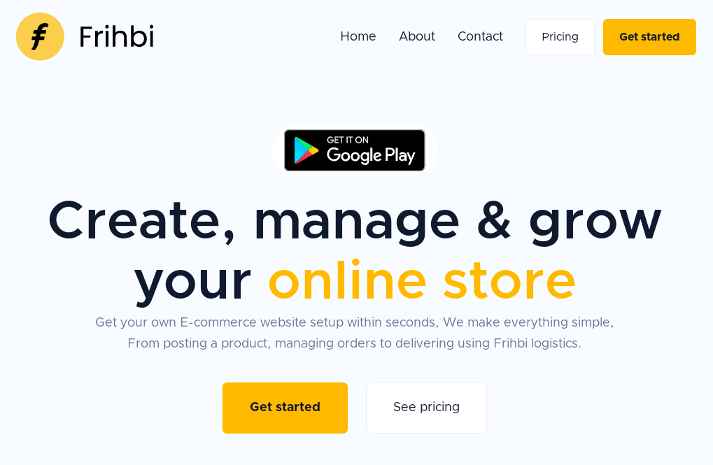 Shopto - Creating a beautiful online store in 10 Seconds