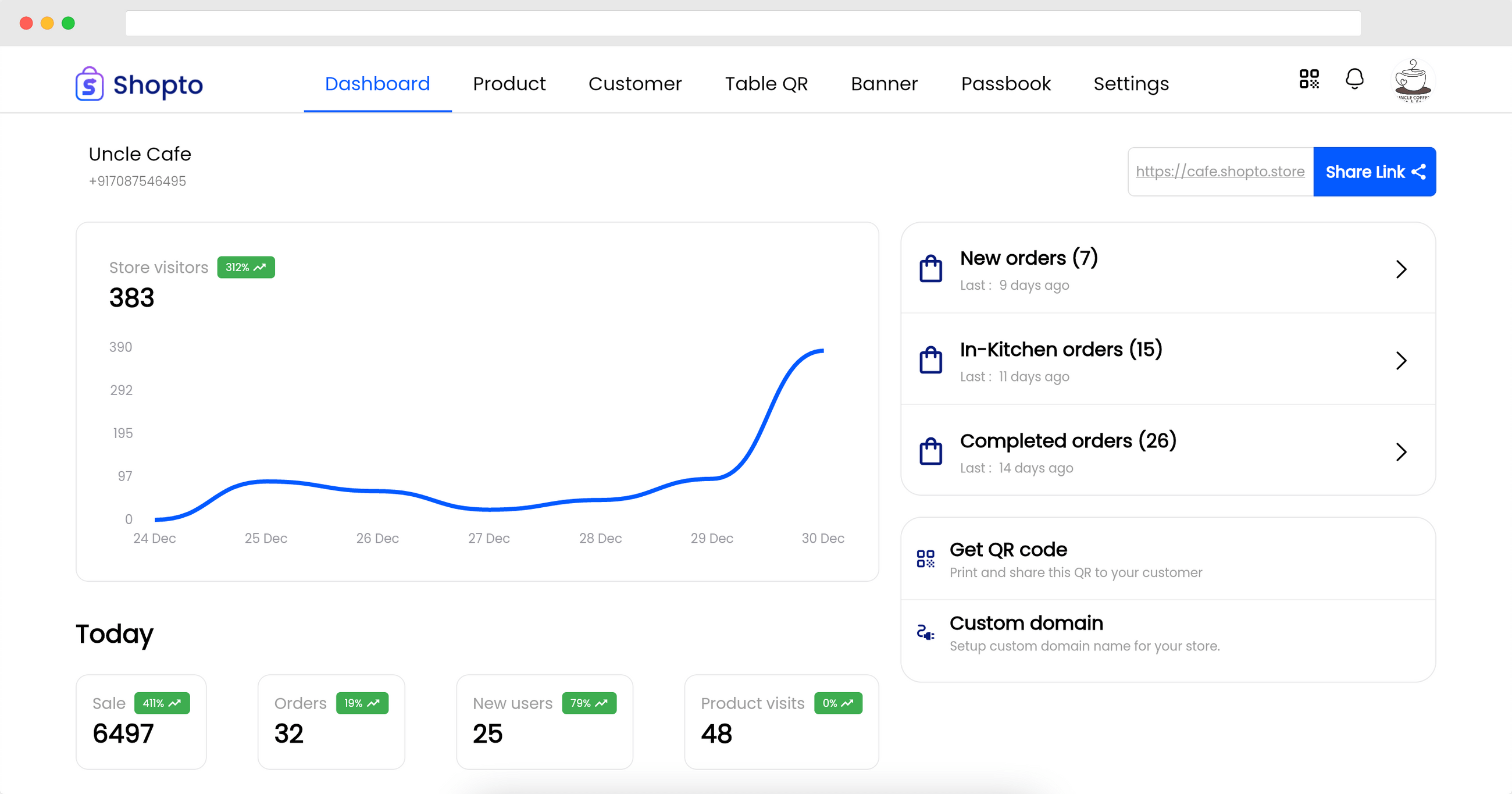 Shopto - Creating a beautiful online store in 10 Seconds