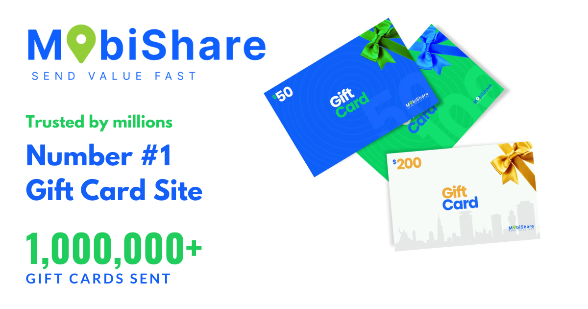 Mobishare - #1 GiftCard Website
