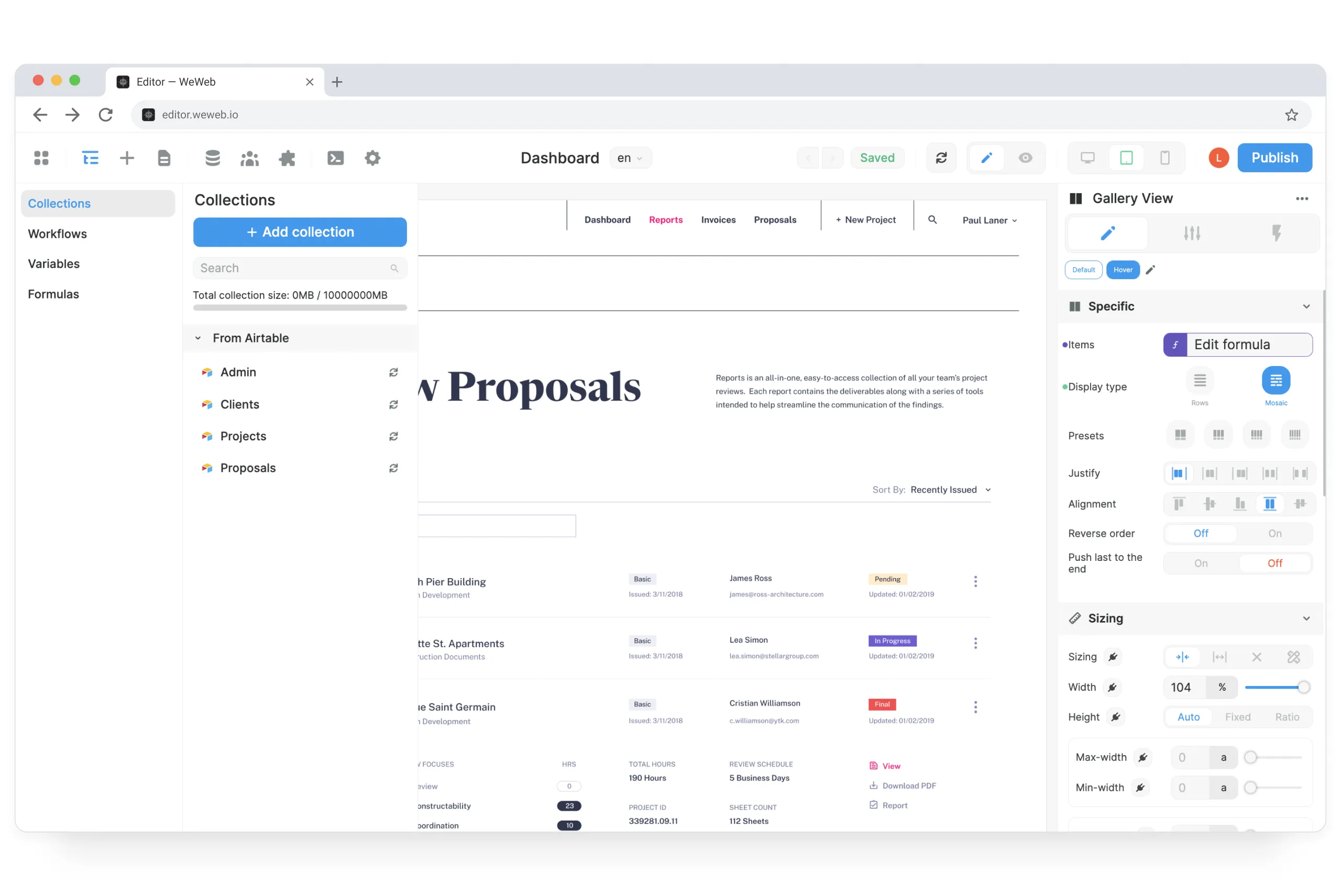 No Code Web App Builder - Create Apps Without Coding | WeWeb