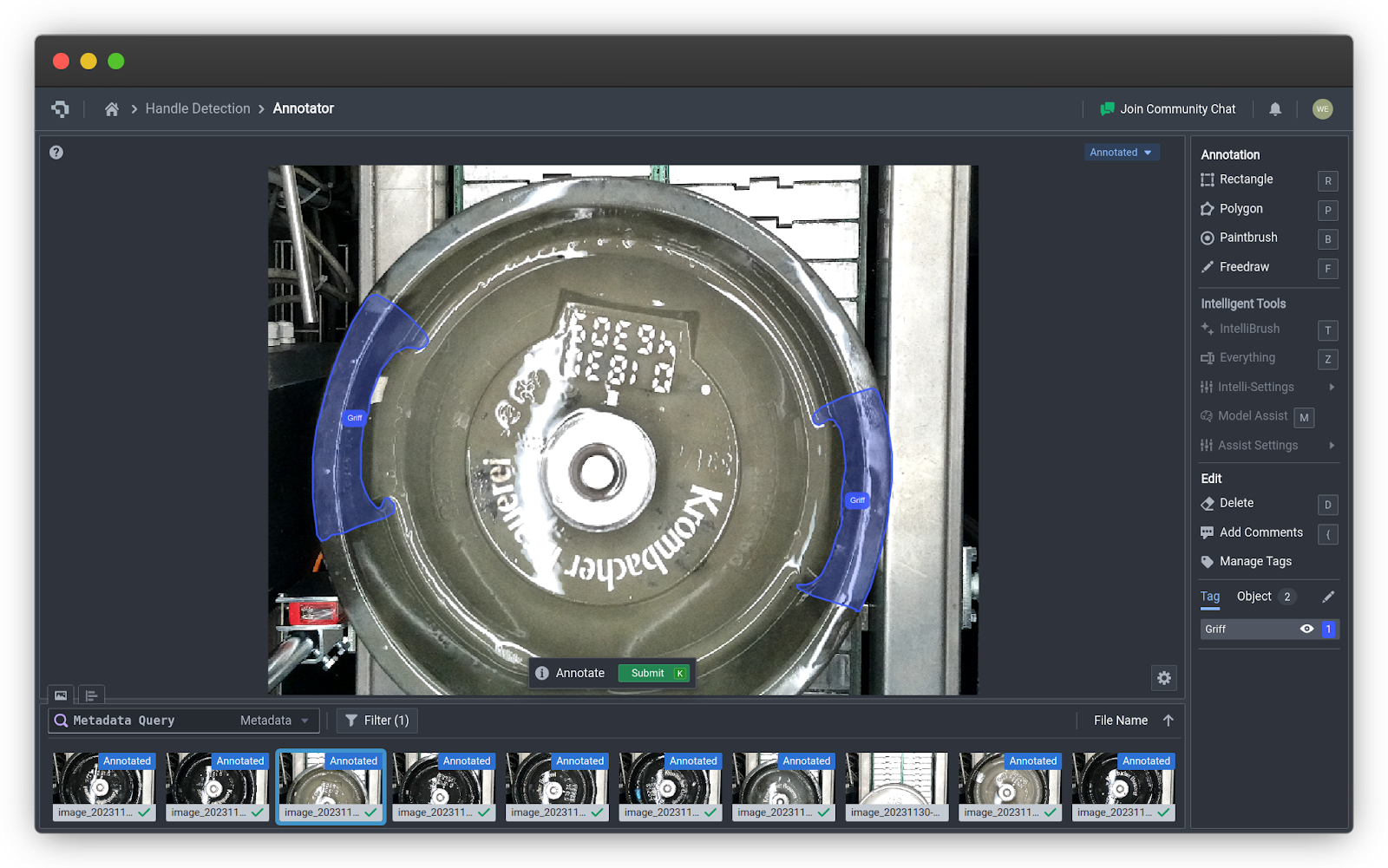 Ingroth Automates Barrel Defect Inspection with Datature