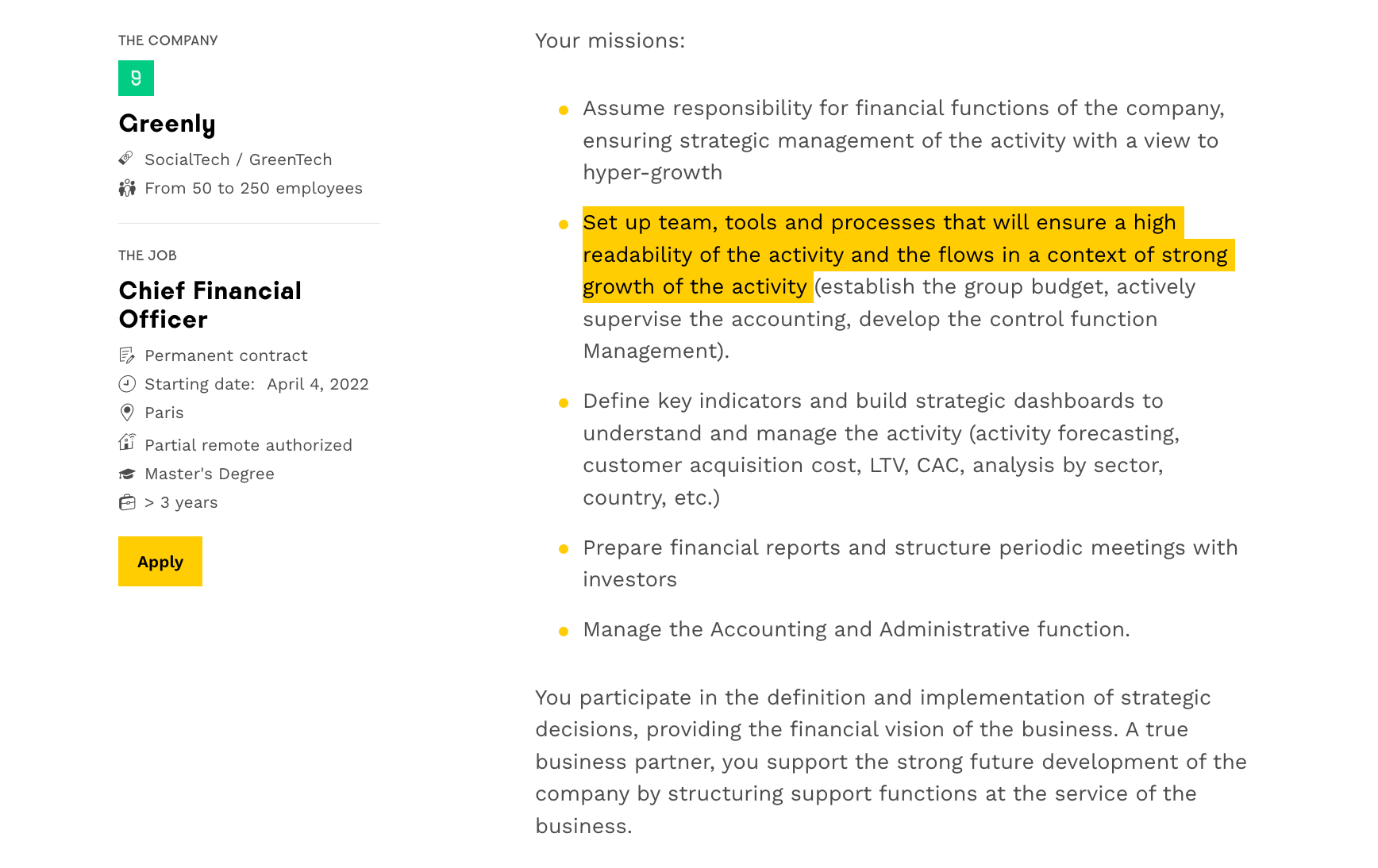 Use Job Postings to generate warm leads and unique selling points