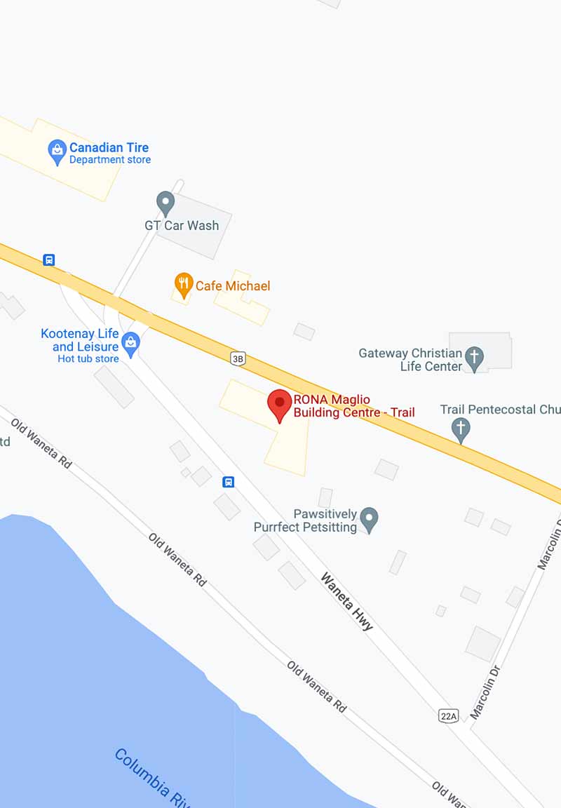 Trail - RONA Fraser Valley Building Supplies Hardware Store