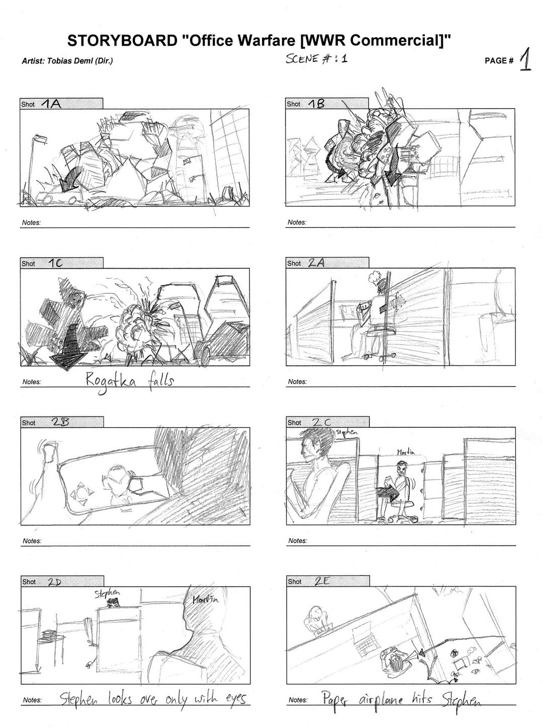 G-Storyboard: Free Storyboard Template