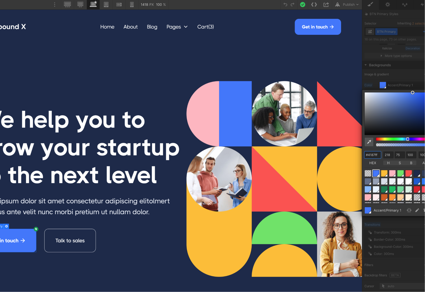Start Here - Inbound X - Webflow Ecommerce website template