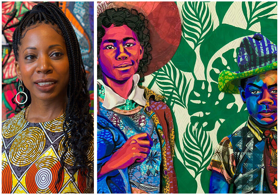 In the Artist's Studio | Bisa Butler | MoAD