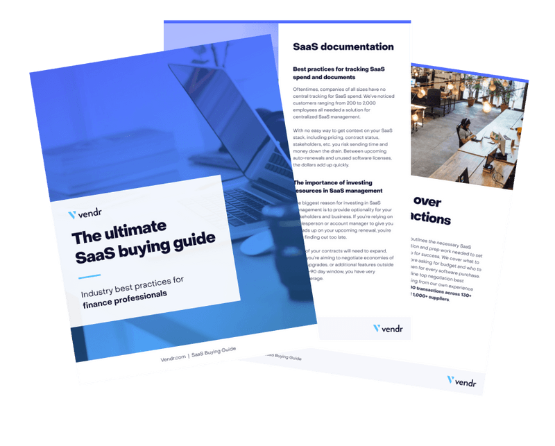 The ultimate SaaS buying guide for finance professionals | Vendr