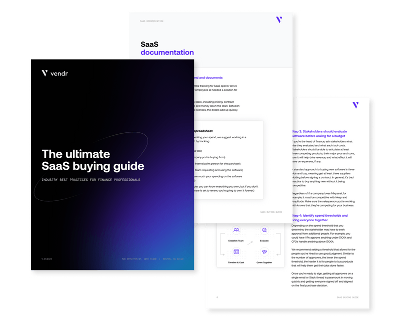 The ultimate SaaS buying guide for finance professionals | Vendr