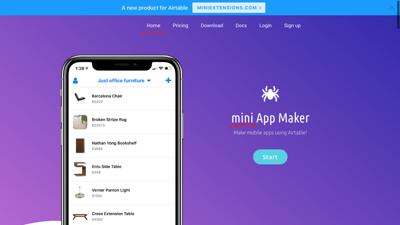 Tools for Startups: MiniAppMaker | Patent355