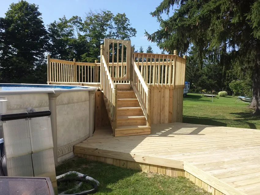 Custom-Built Pool Decks for WNY Residents - Superior Decks, Inc.
