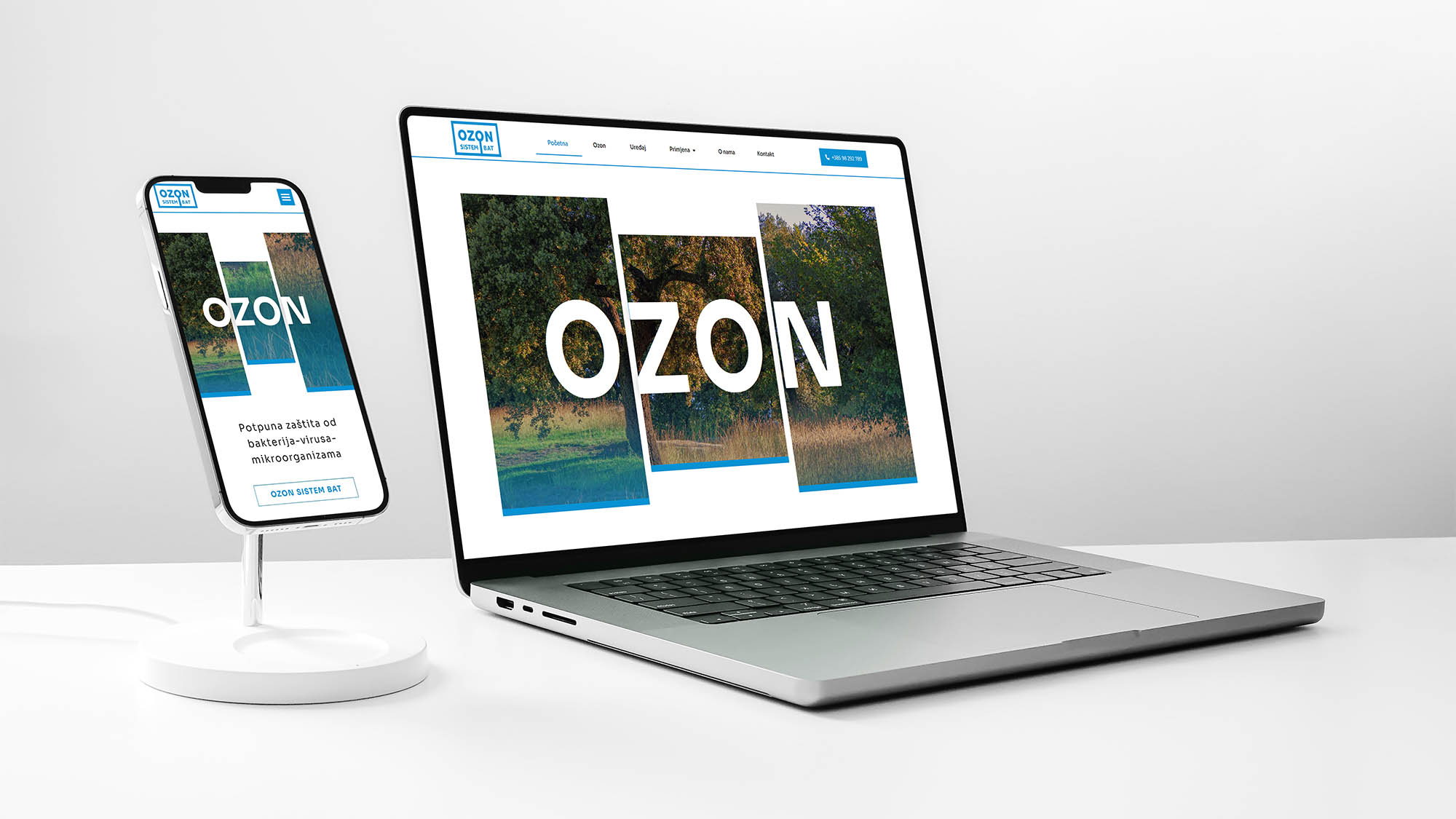Ozon sistem Bat - Izrada web stranice | Simetrys