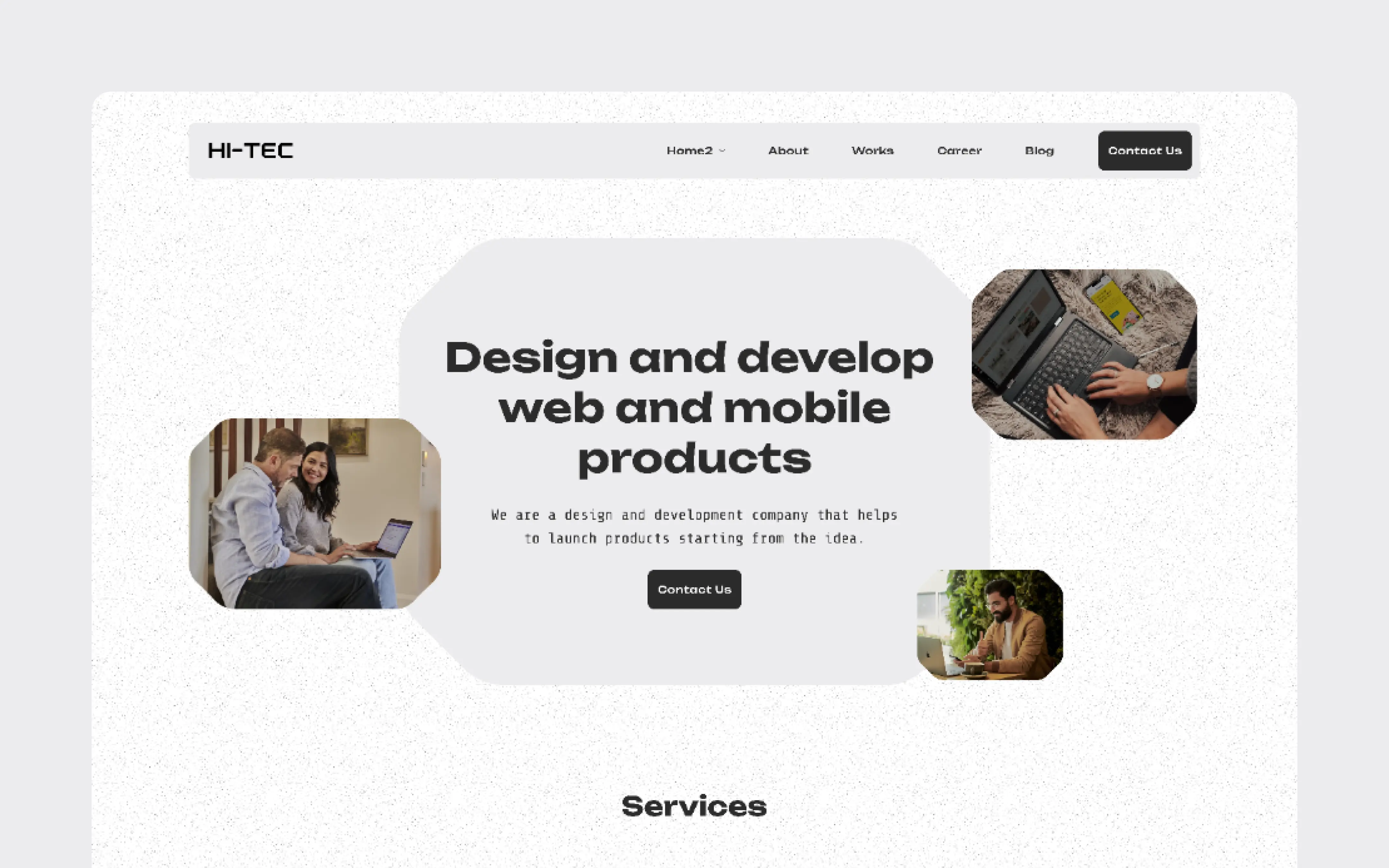 Hi-tech. Design and development agency