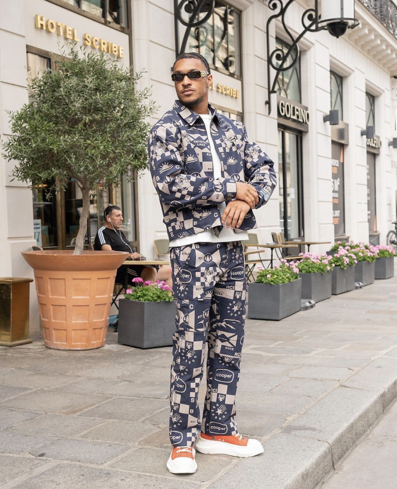 Grant Delpit hitting the streets in Paris