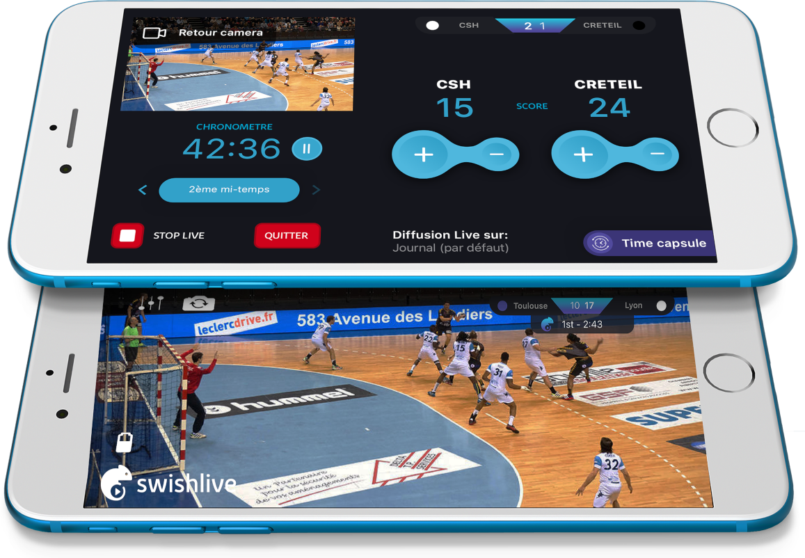 Swish Live - Broadcast your games live like a pro!