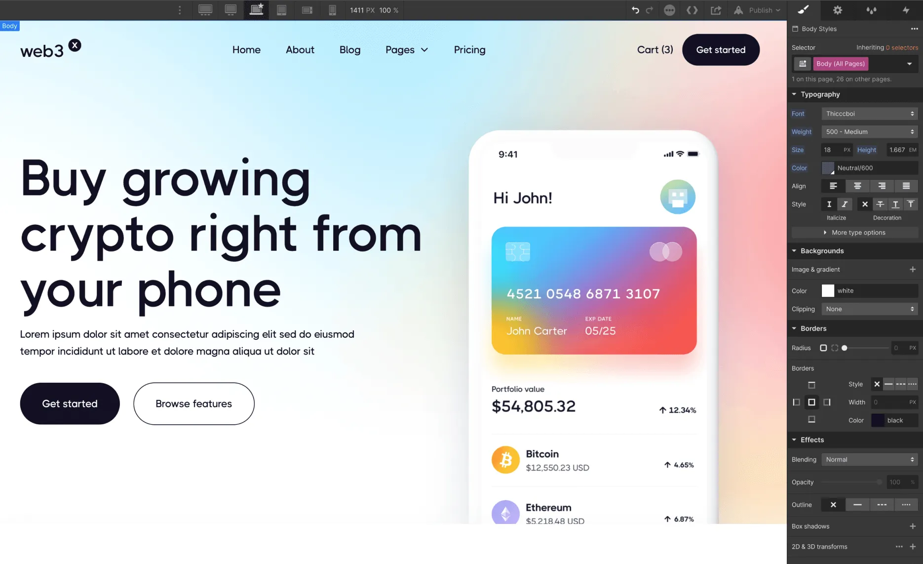 Start Here - Web3 X - Webflow eCommerce website template