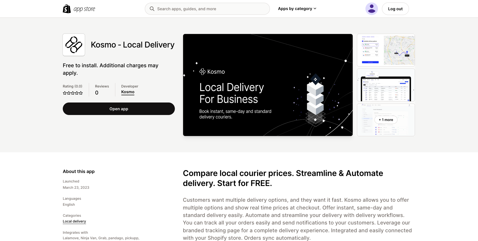 Kosmo Product Updates