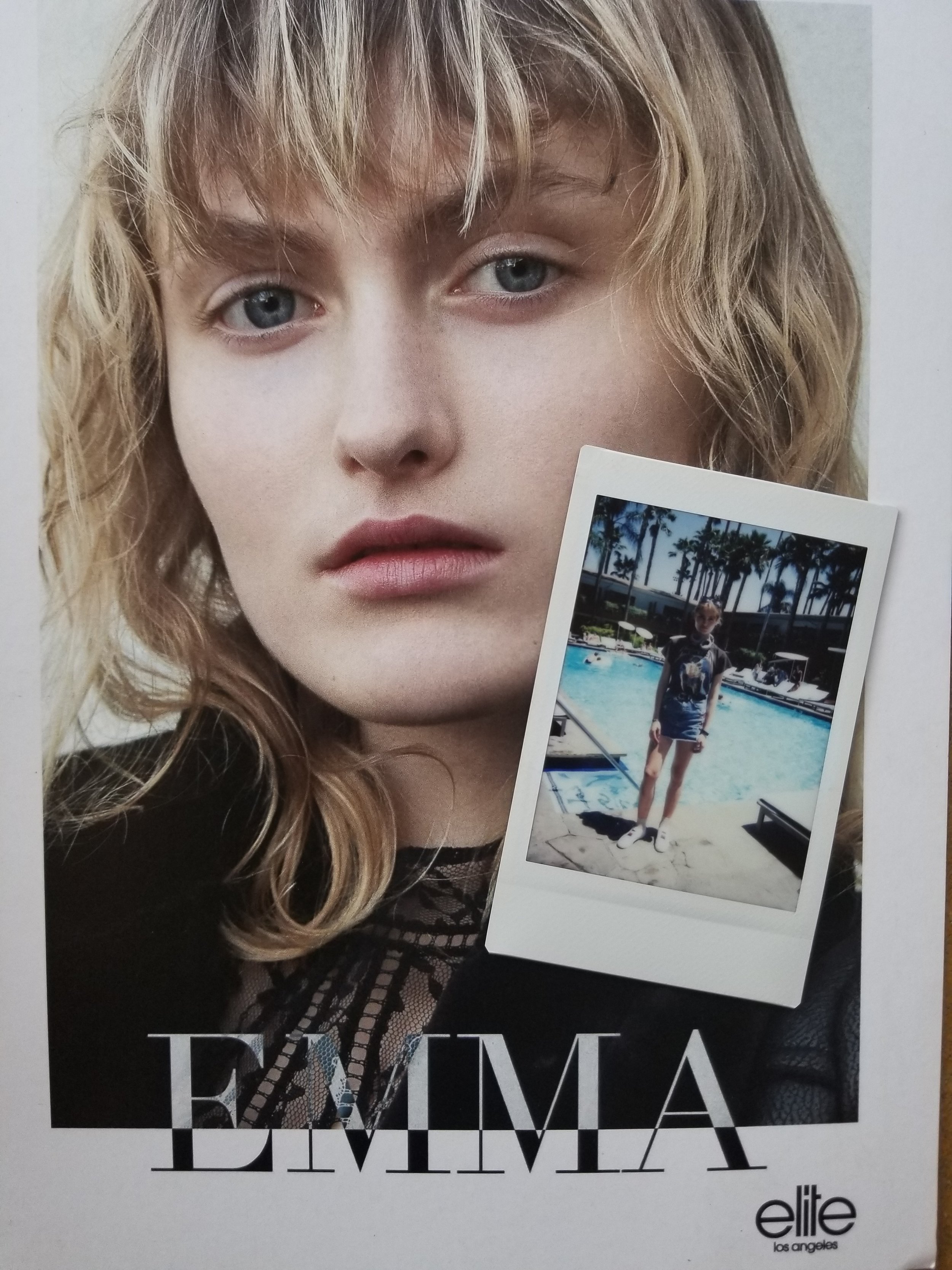 Poolaroids with ELITE Models: Emma Silverton, Marina Laswick, Morgan ...
