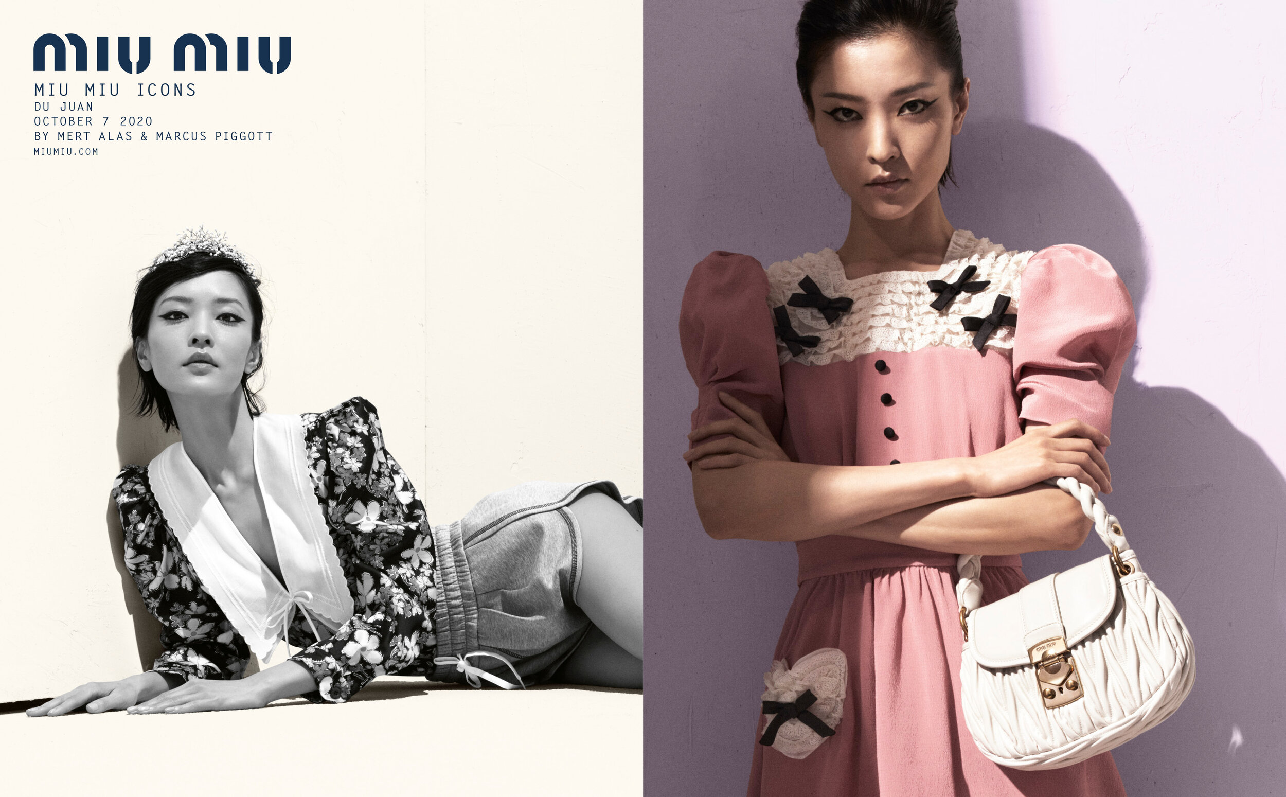 MIU MIU 'ICONS' HOLIDAY 2020 ADVERTISING CAMPAIGN