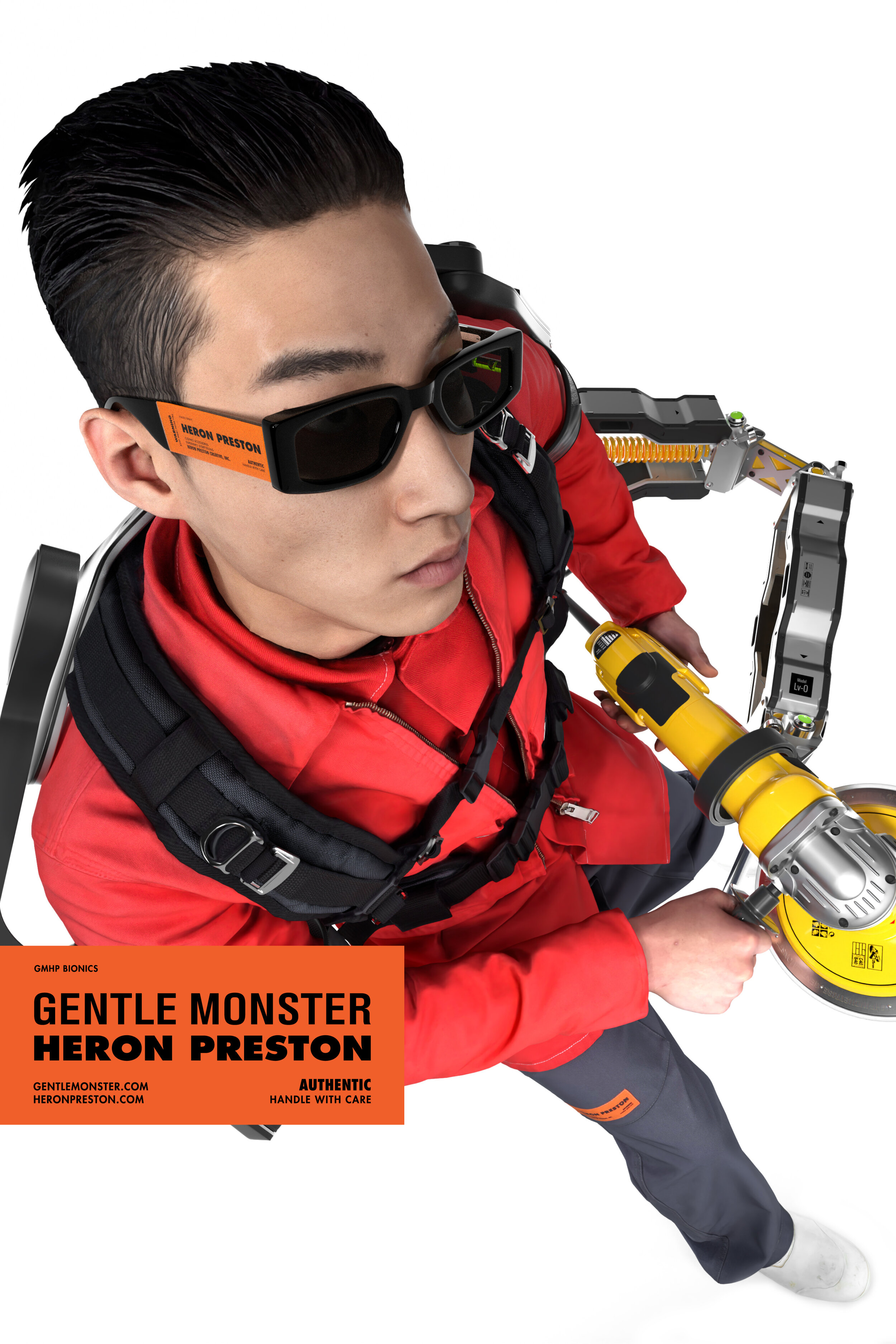 Gentle Monster X Heron Preston | Limited-Edition Eyewear Collaboration