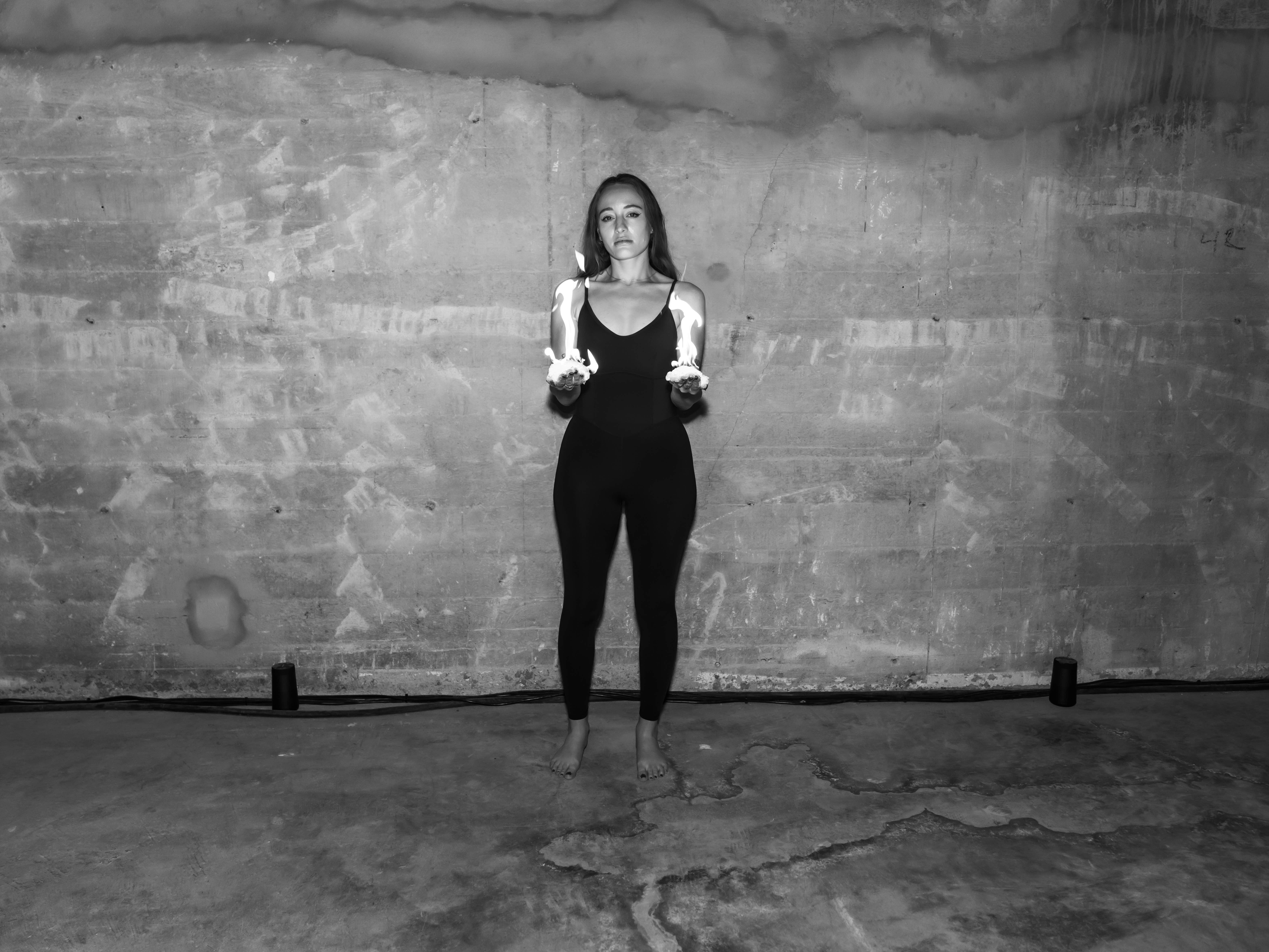 WOMAN ON FIRE | ARTIST MILLIE BROWN CONFRONTS L.A. WITH TWO ELEMENTAL ...