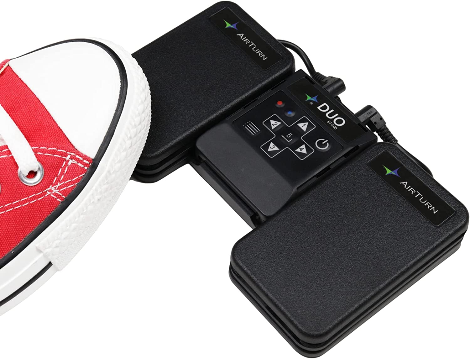 Teleprompter | Which foot pedal will work with the Teleprompter app?