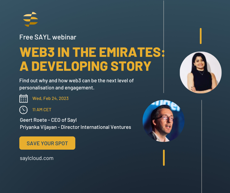 Learn about Web3 and NFT in our Sayl webinars