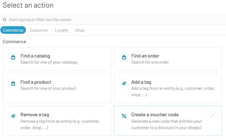 Segment your customer audience in a few clicks