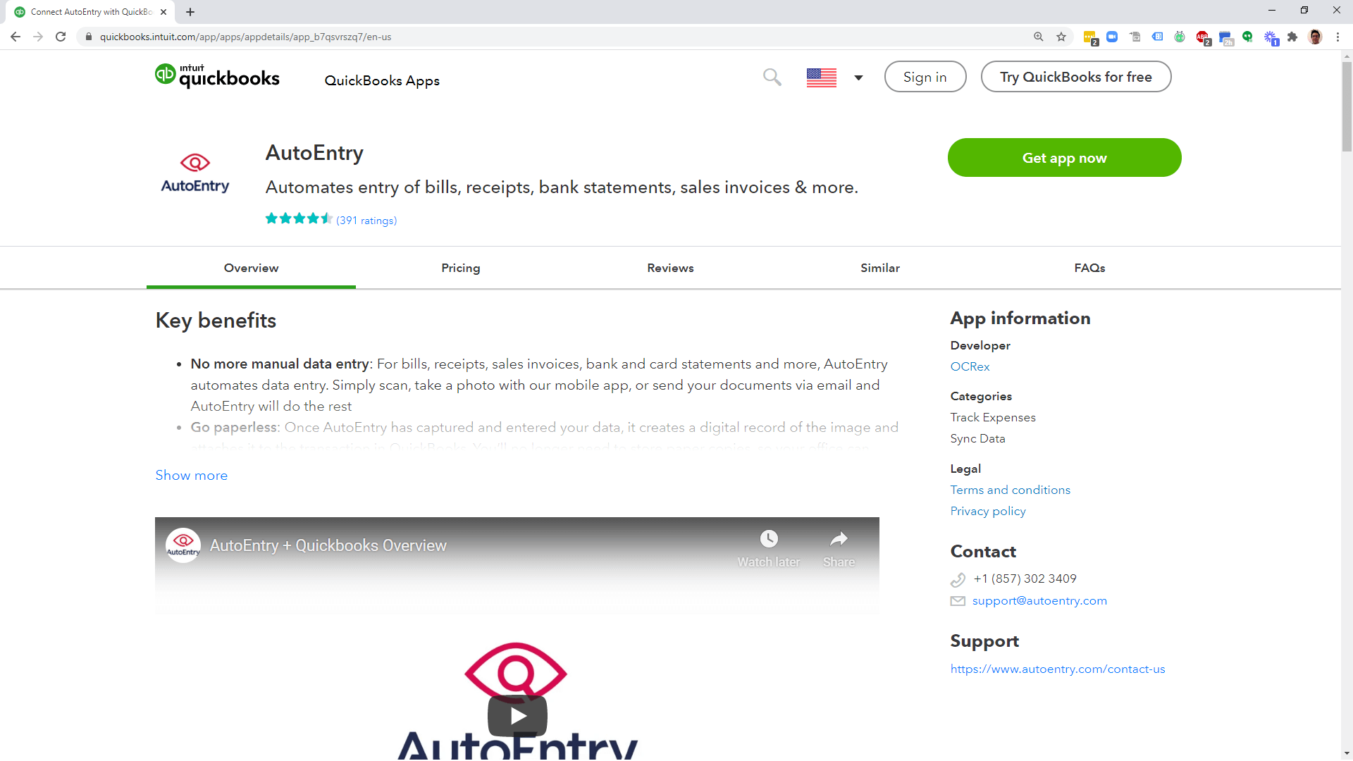 QuickBooks Integration - Automate Data Entry with AutoEntry